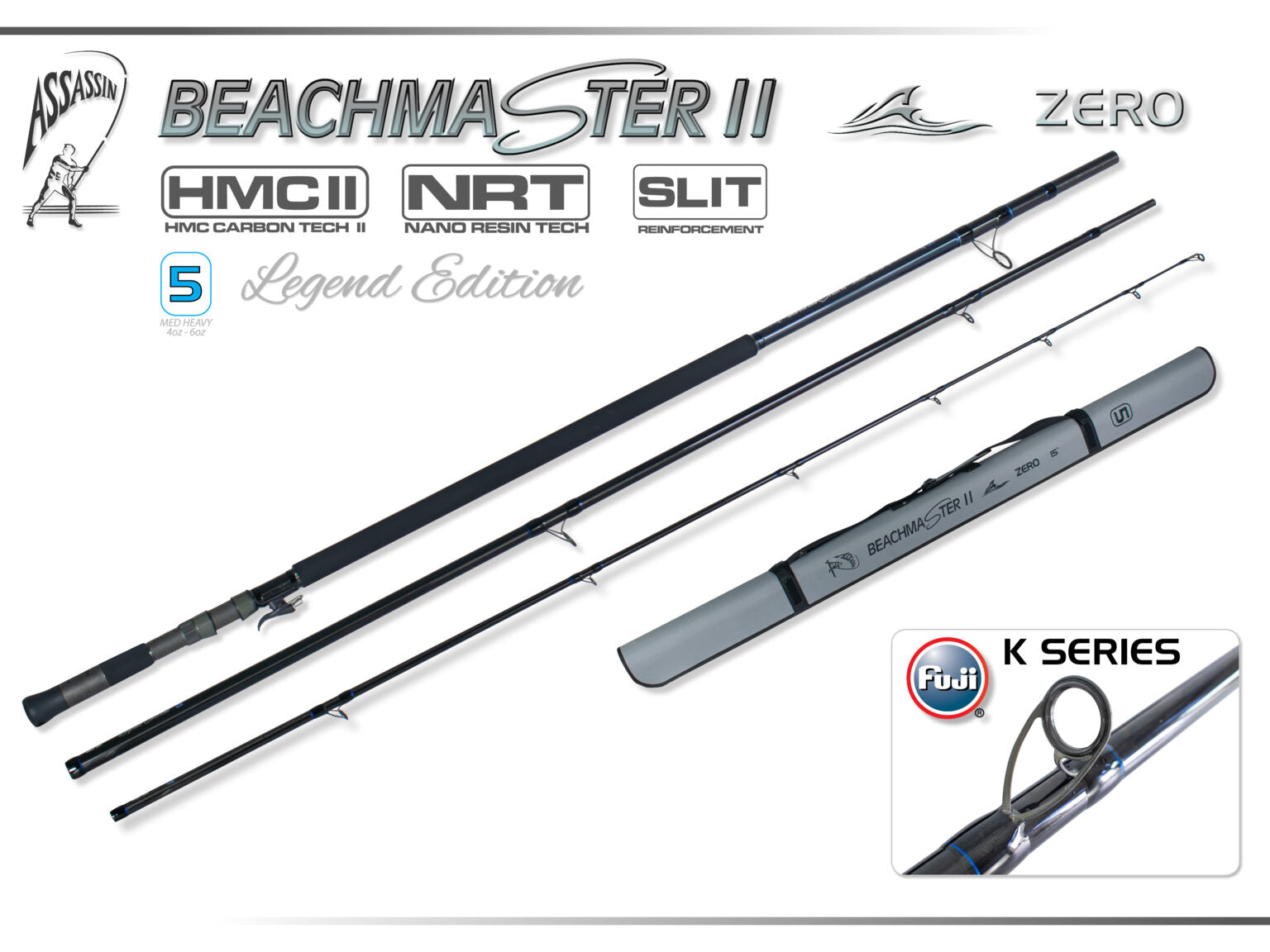 Assassin Beachmaster Zero Legend Edition Rod 15ft #5 – Quénets The ...